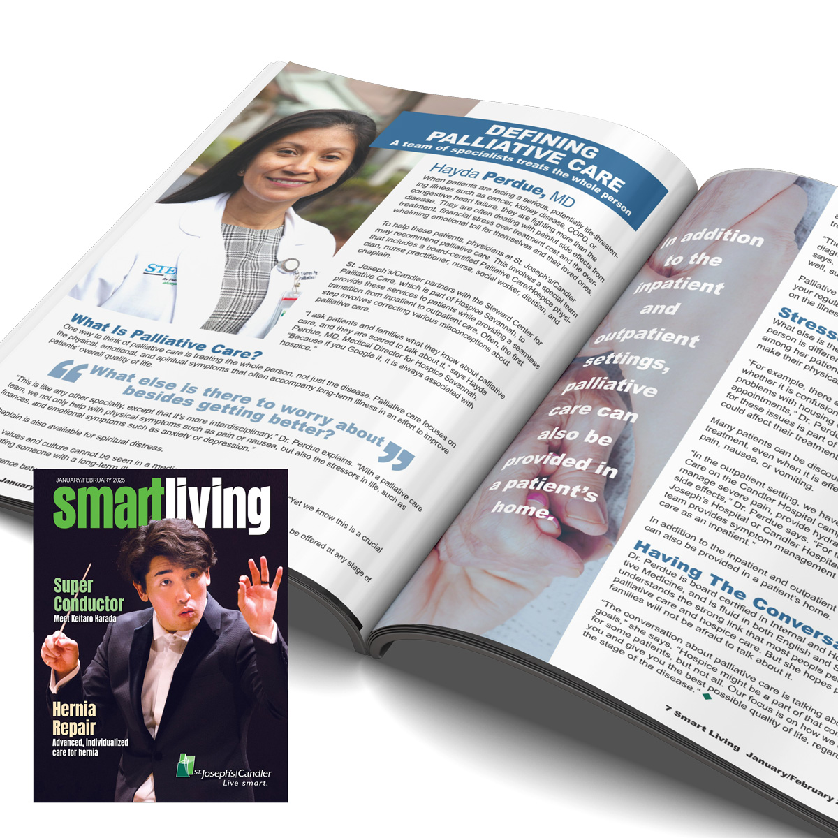 Hayda Perdue, MD featured in Smart Living Magazine - Hospice Savannah